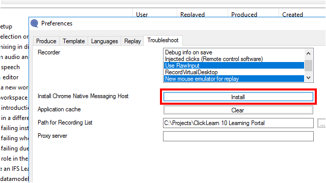 Google Chrome connector